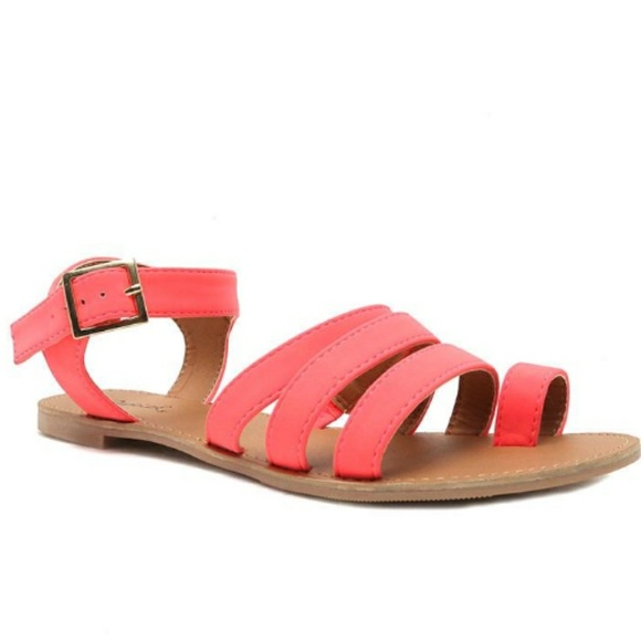 Qupid | Shoes | New Coral Multi Strap Design Summer Sandals | Poshmark